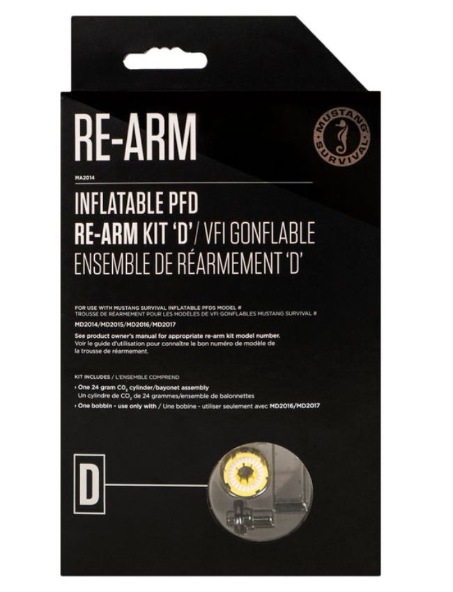 Mustang Re-Arm Kit Type "D" - 24g Auto/Manual with Bayonet | Model ...