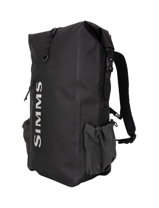 Simms Dry Creek Rolltop Backpack 30L (13463) - Black – The Harbour Chandler