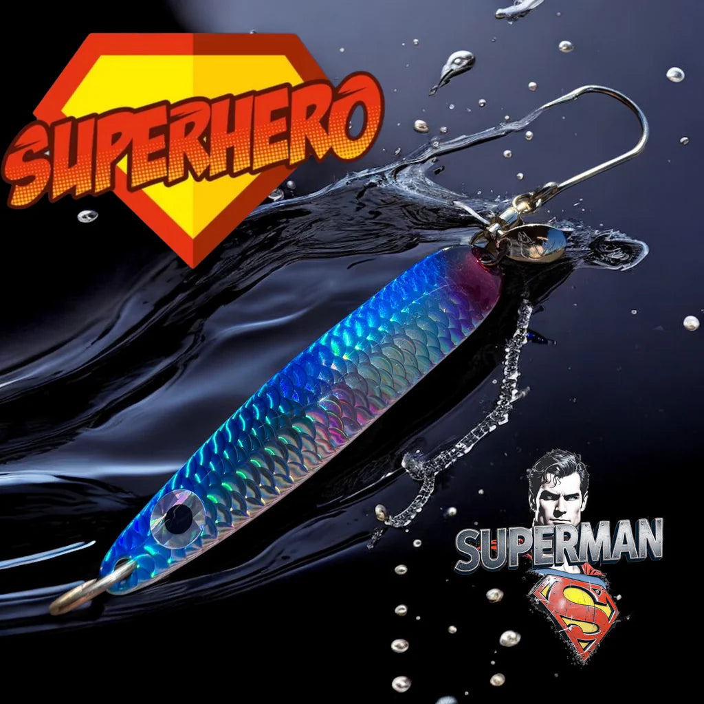Westcoast Fishing Tackle Phat-E Super Hero Spoon - Superman | Model ...