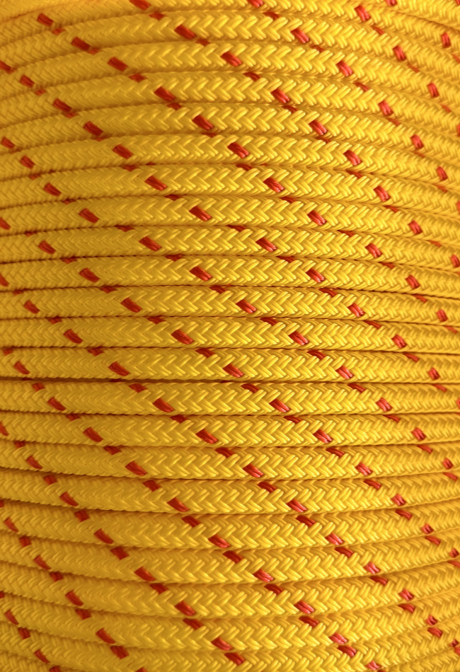 Samson Float Rope (per foot) – Yellow Braided MFP Marine Rope – The ...